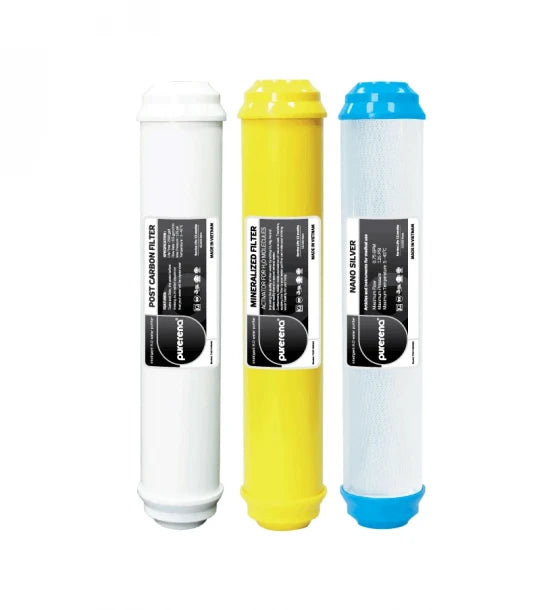 Small RO System Set Stage 5,6,7 طقم غيار الفلاتر للمراحل 5,6,7 لأجهزة ...